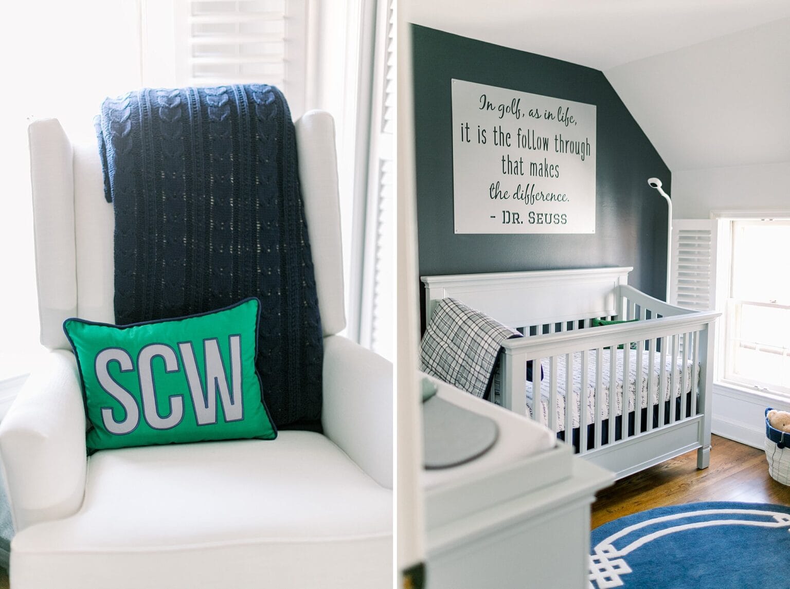 FEATURED NURSERY OF THE MONTH : Golf Inspired Nursery